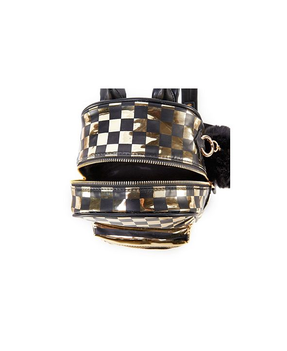 LIKE DREAMS Small Checkered Backpack & Reviews - Handbags & Accessories ...