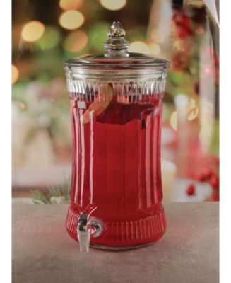 Circle Glass Aristocrat Dispenser with Glass Lid, 1.5 Gal - Macy's