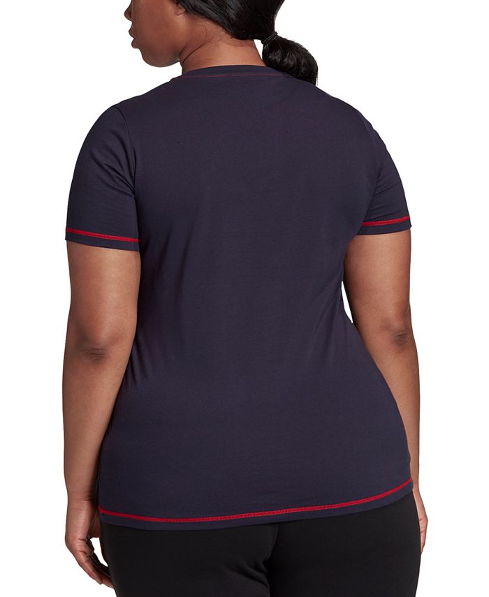 adidas Plus Size Cotton Graphic T-Shirt - Macy's
