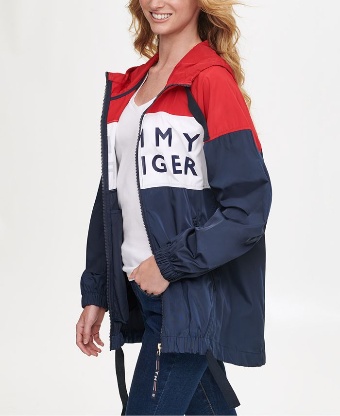Tommy Hilfiger Colorblocked Windbreaker Jacket, Created for Macy's - Macy's