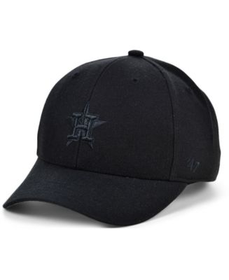 '47 Brand Kids' Houston Astros Black Black MVP Cap - Macy's