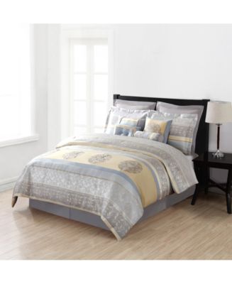 Hamilton Hall Haley 12-Pc. California King Comforter Set - Macy's