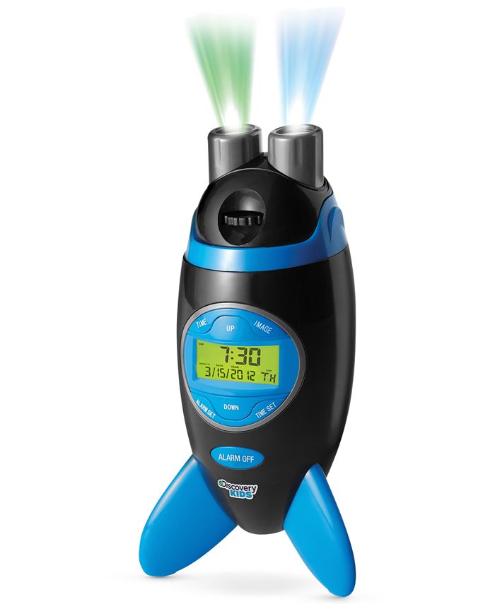 Discovery Kids Toy, Rocket Ship Projection Clock - Macy's