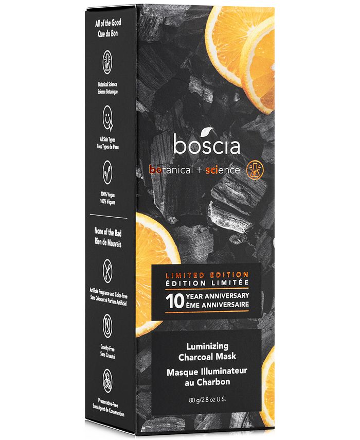 boscia Luminizing Charcoal Mask 10 Year Anniversary Limited Edition ...