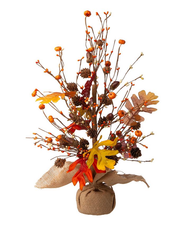 Glitzhome 20" Harvest Table Tree Decor - Macy's