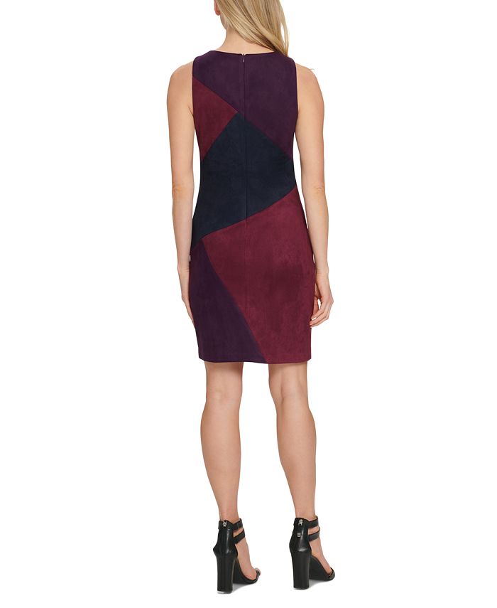 DKNY Colorblocked Sheath Dress - Macy's