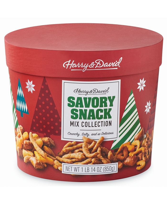 Harry & David Savory Snacks Drum, 30oz - Macy's