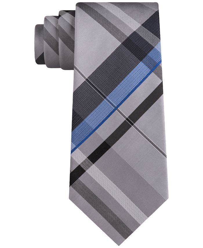 Kenneth Cole Reaction Men's Bradley Slim Plaid Tie - Macy's