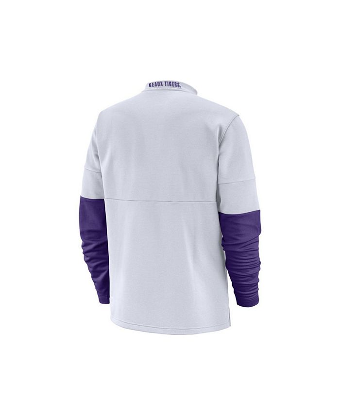 Nike LSU Tigers Men's Therma Half Zip Pullover - Macy's