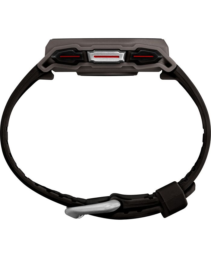 Timex Men's Ironman R300 Black Silicone Strap GPS Smart Watch with ...