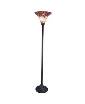 Home Accessories Aldous 18" 1-Light Indoor Tiffany Floor Lamp with ...