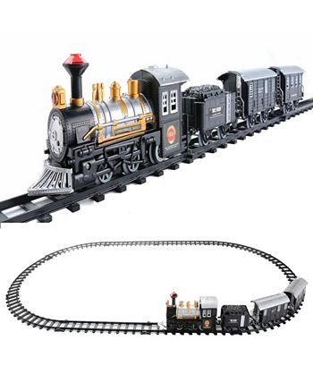 Northlight Pc Battery Operated Lighted and Animated Classic Train Set ...