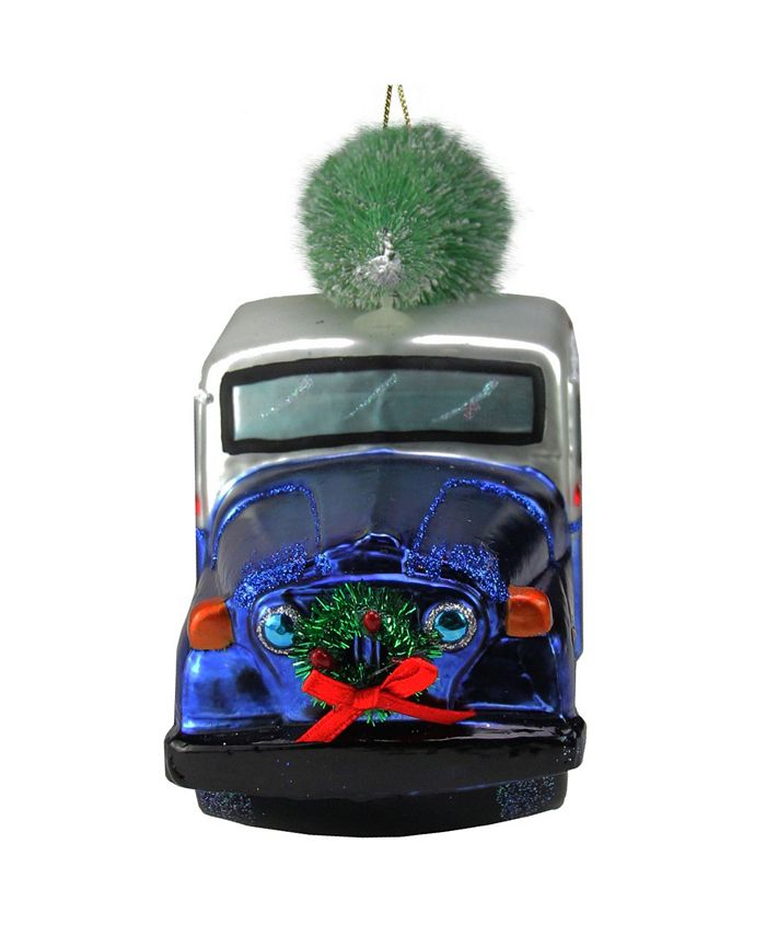 Northlight Usps Post Office Truck with Frosted Tree Glass Christmas ...