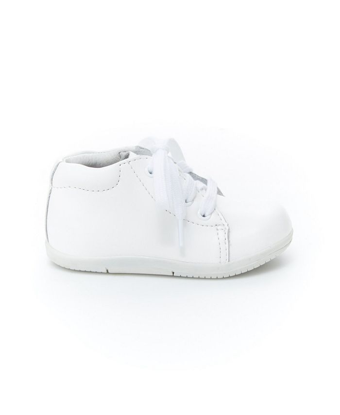 Stride Rite Toddler Boys SRTech Elliot White Leather Sneakers - Macy's