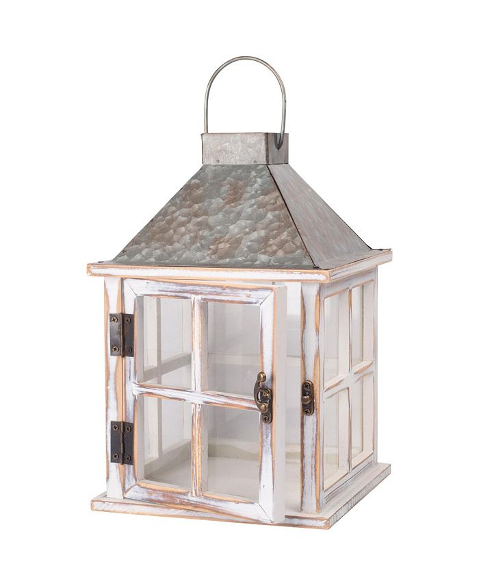 Home Essentials Holiday Galvanized Lantern - Macy's