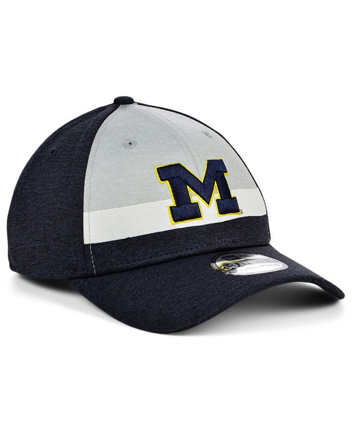 New Era Michigan Wolverines Shadow Stripe 39THIRTY Cap - Macy's