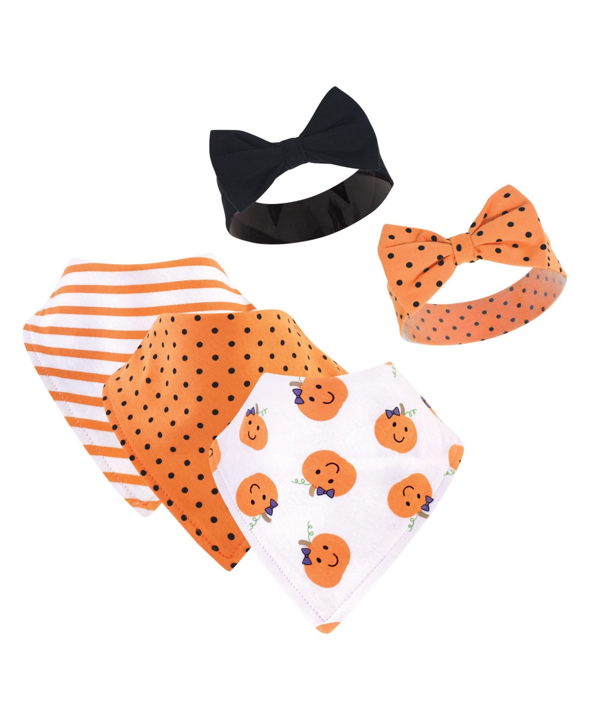 Click here for Hudson Baby Baby Girls Soft Cotton Bib & Headwear... prices