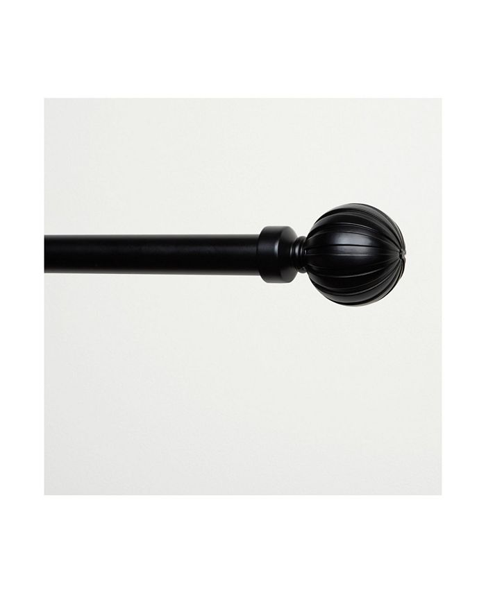 Exclusive Home Lawson 1" Window Curtain Rod and Finial Set, Adjustable ...