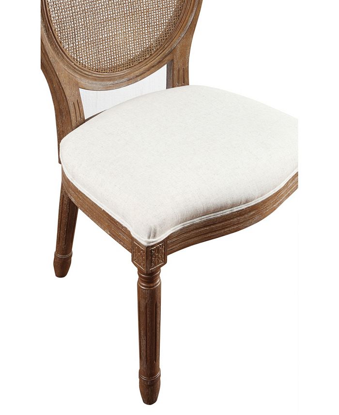 OSP Home Furnishings Stella Oval Back Chair - Macy's