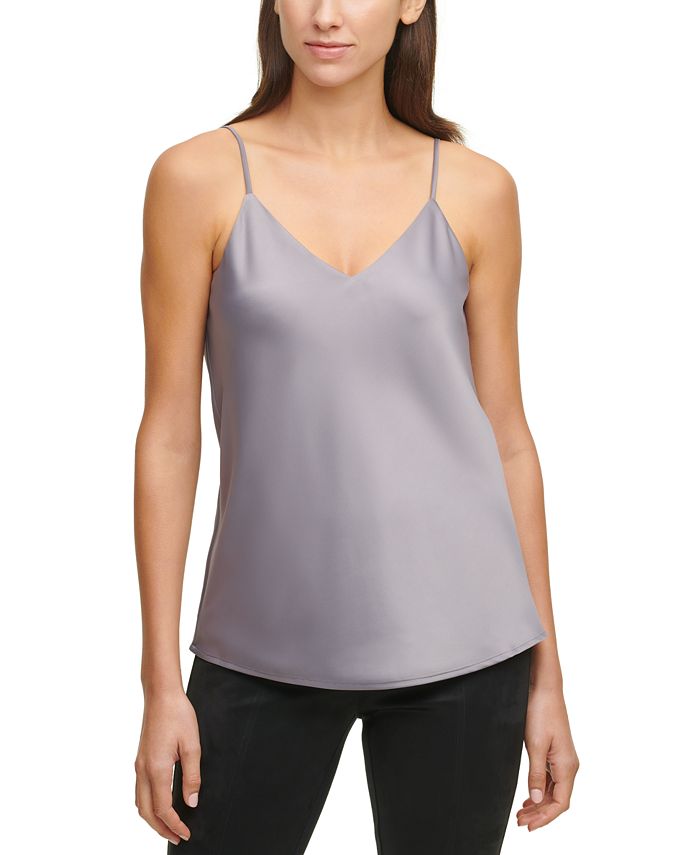 Calvin Klein V-Neck Camisole - Macy's