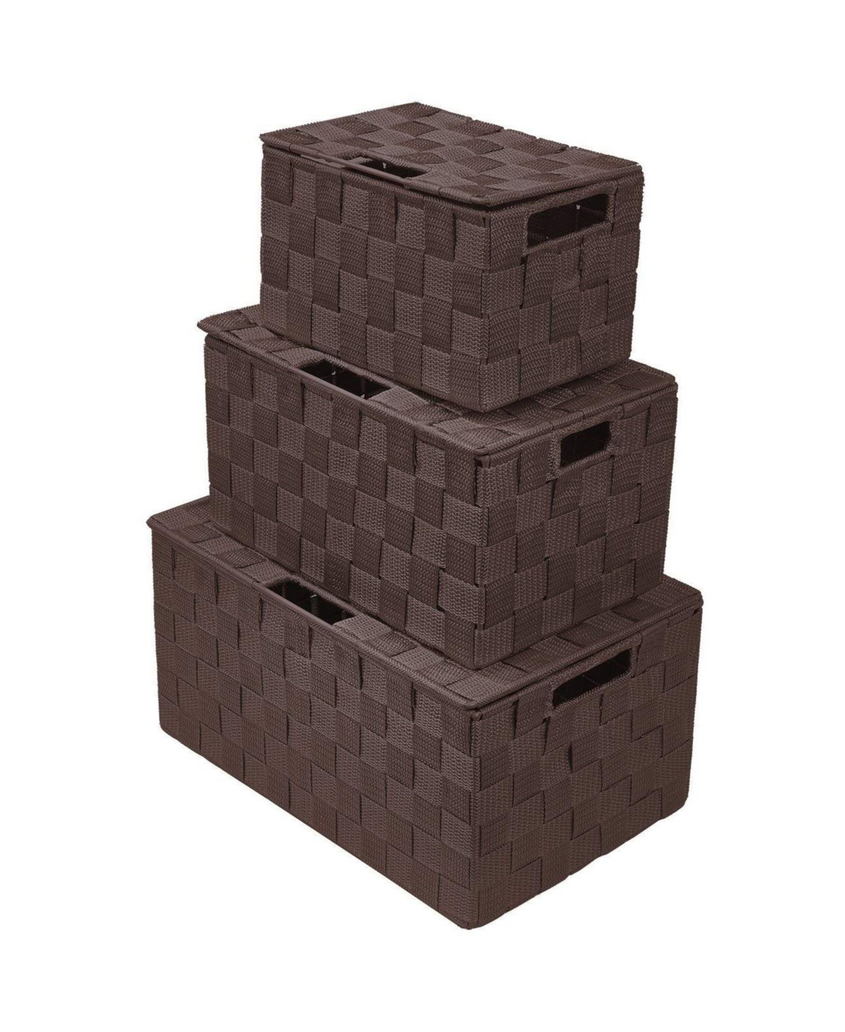 Click here for Sorbus 3 Piece Decorative Stackable Woven Basket w... prices