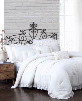 Montage Home Davina Enzyme Ruffled 6 Piece Comforter Set, Queen - Macy's