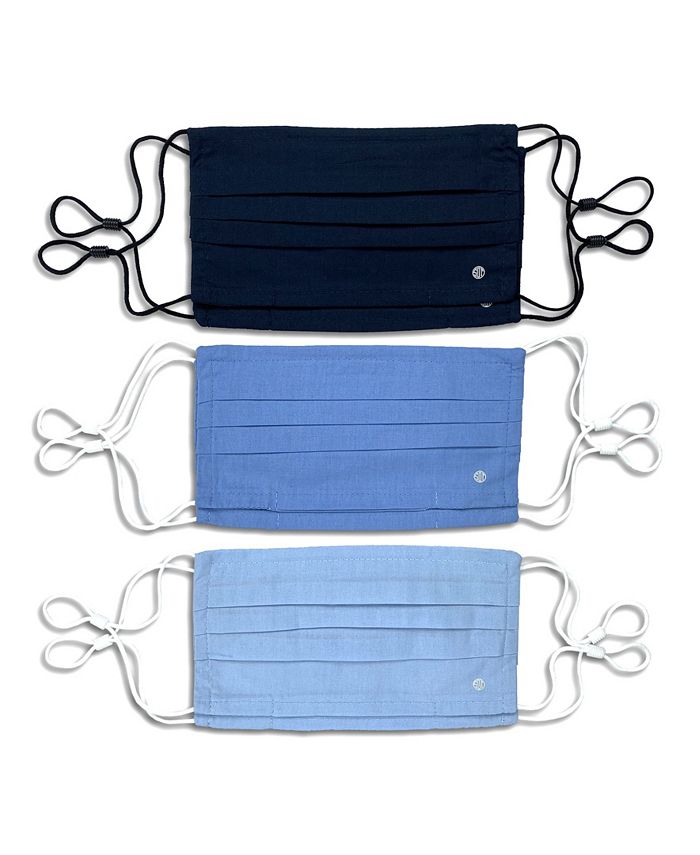 Society of Threads Unisex Pleated Face Mask Solid 6-Pack - Macy's
