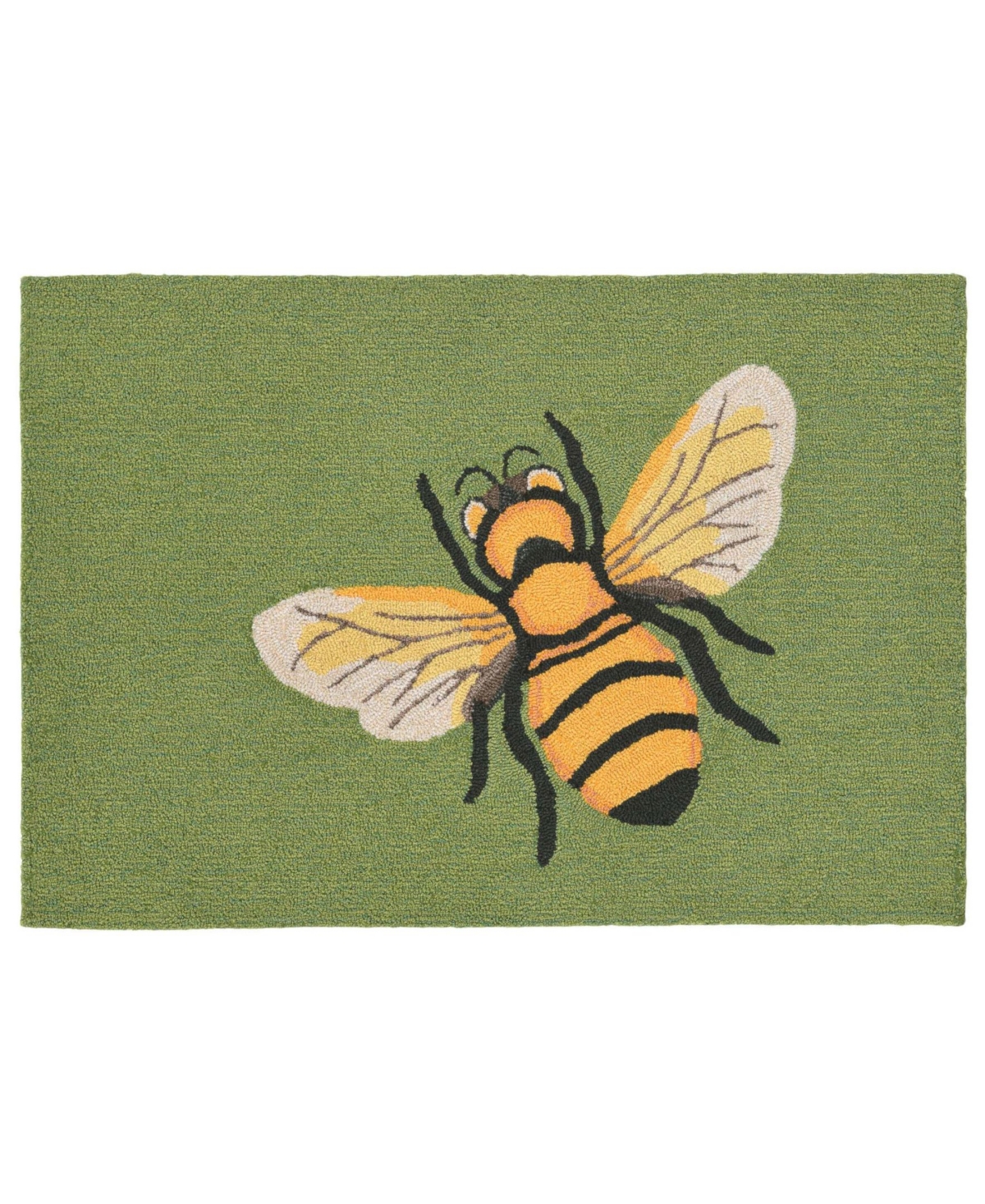 Click here for Liora Manne Frontporch Bee Green 2 x 3 Outdoor Are... prices