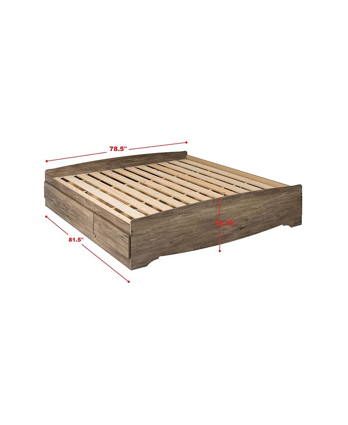 Prepac King Mate's Platform Storage Bed with 6 Drawers - Macy's