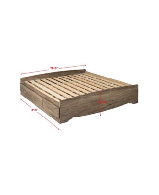 Prepac King Mate's Platform Storage Bed with 6 Drawers - Macy's