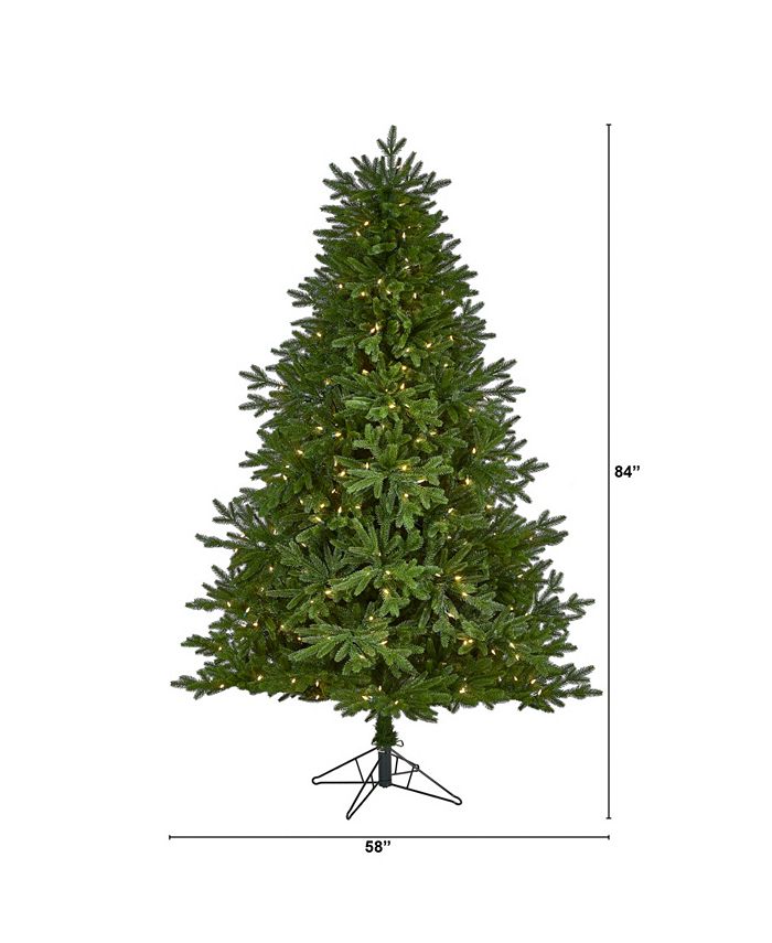 Nearly Natural Nova Scotia Fir Real Touch Artificial Christmas Tree ...