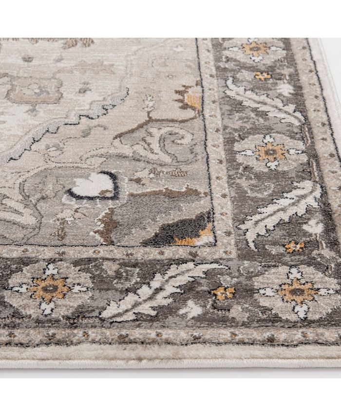 Portland Textiles Adorn Milla White 5' x 7'6" Area Rug - Macy's