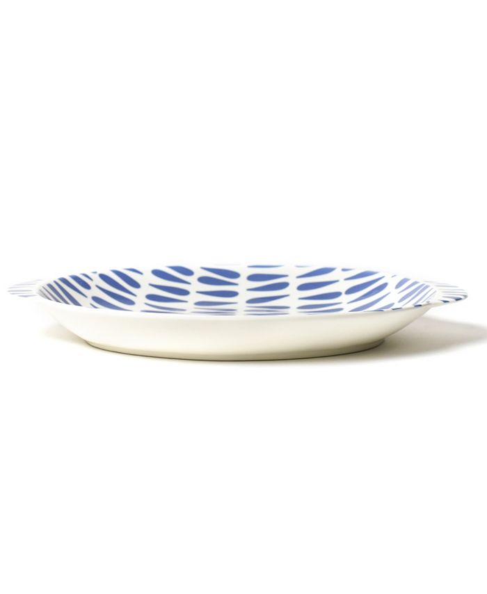 Coton Colors Drop Large Handled Oval Platter - Macy's