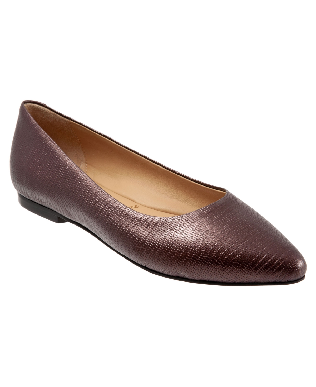Click here for Trotters Estee Flat - Burgundy prices