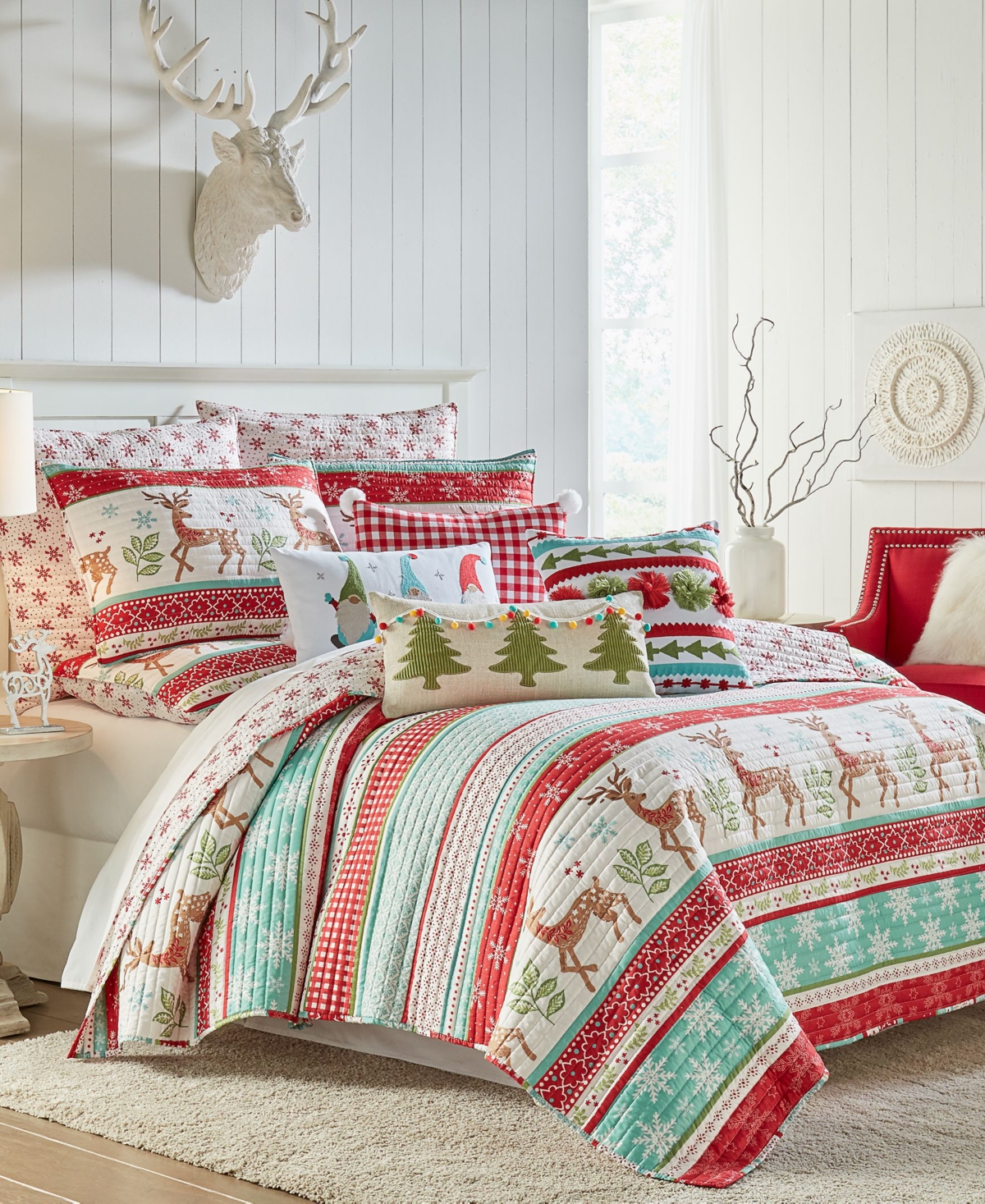 Click here for Levtex Let It Snow Festive Christmas 3-Pc. Quilt S... prices
