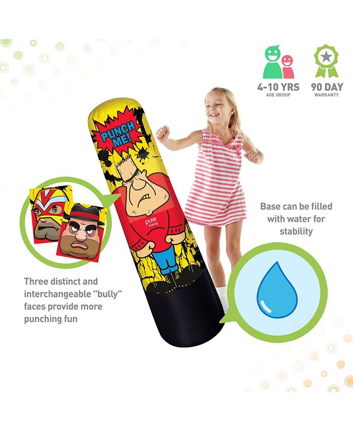 Pure Boxing 56" Bully Inflatable Kids Punching Bag, Set of 5 & Reviews ...