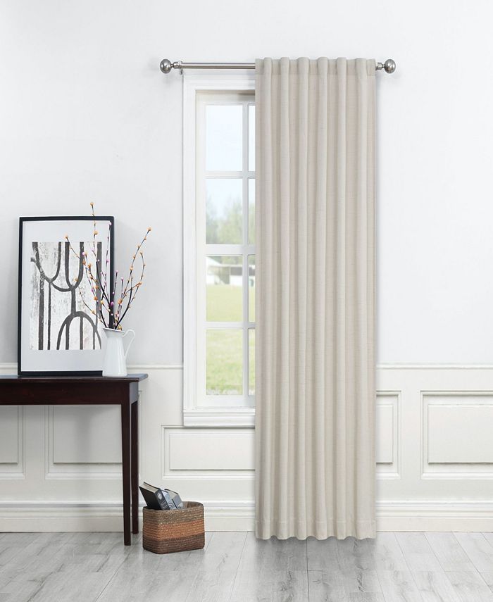 B. Smith CLOSEOUT! Paige Light Filtering Back Tab Curtain Panel By ...