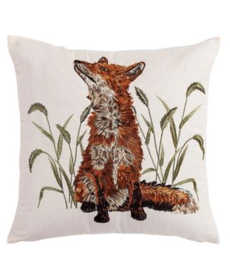 American Heritage Textiles Fox Decorative Pillow, 18" x 18" - Macy's