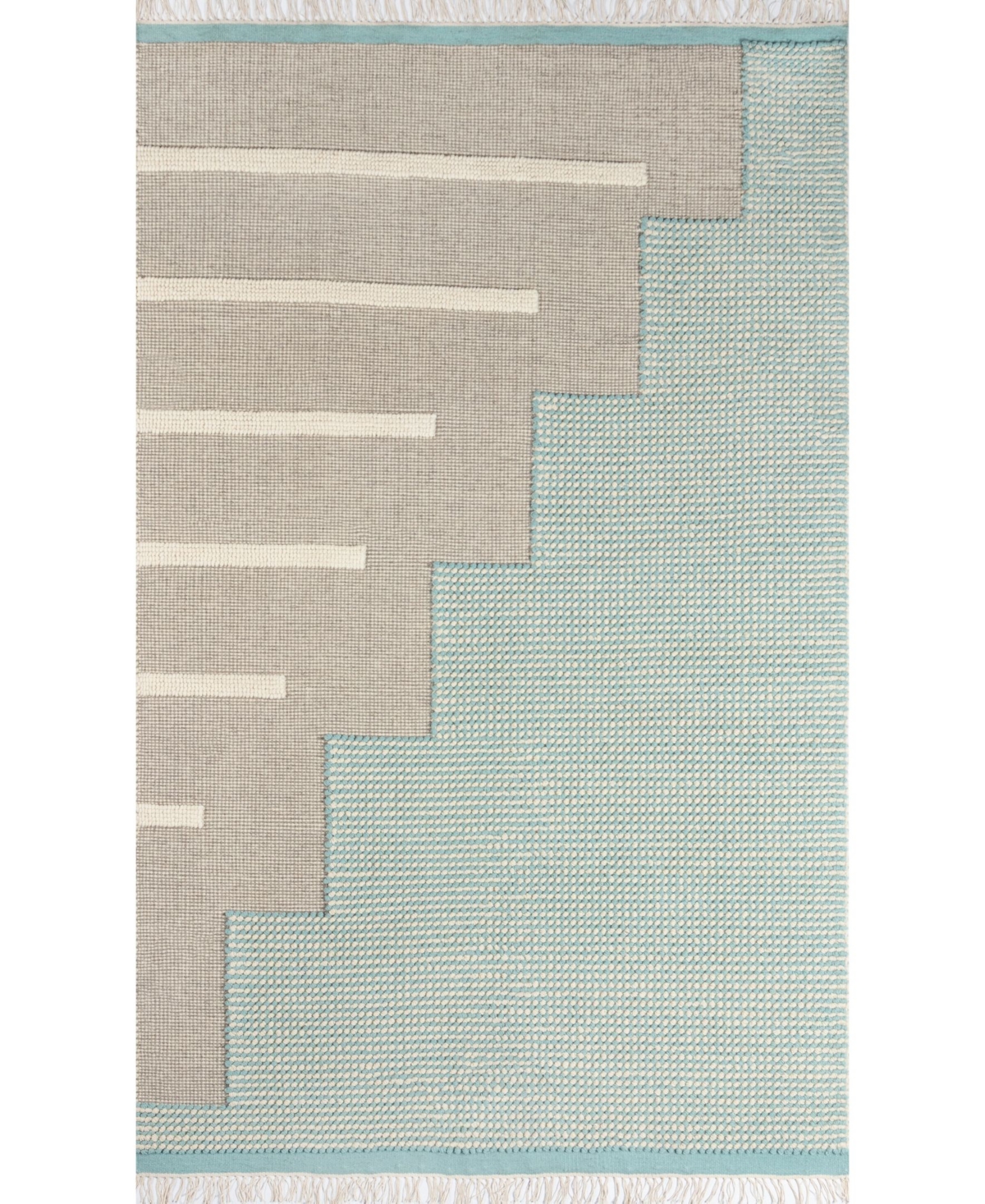 Click here for Momeni Karl Krl-1 79 x 99 Area Rug - Blue prices