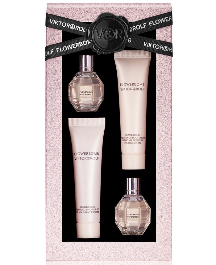Viktor & Rolf 4-Pc. Flowerbomb Eau de Parfum Mini Gift Set - Macy's