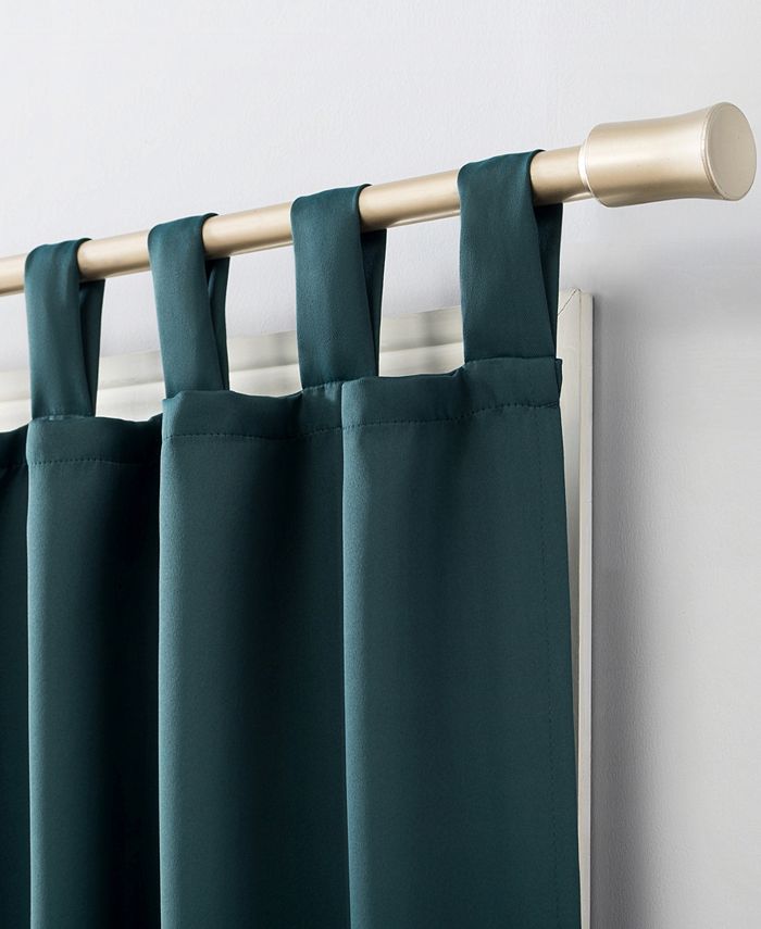 Sun Zero Preston 40" x 63" Tab-Top Blackout Curtain Panel - Macy's