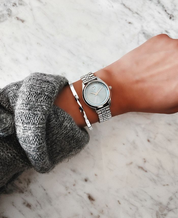 MVMT Women's Rise Mini Stainless Steel Bracelet Watch 30mm - Macy's