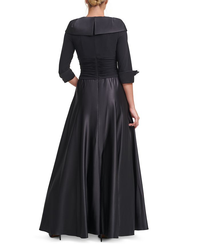 Jessica Howard Portrait-Collar Gown - Macy's