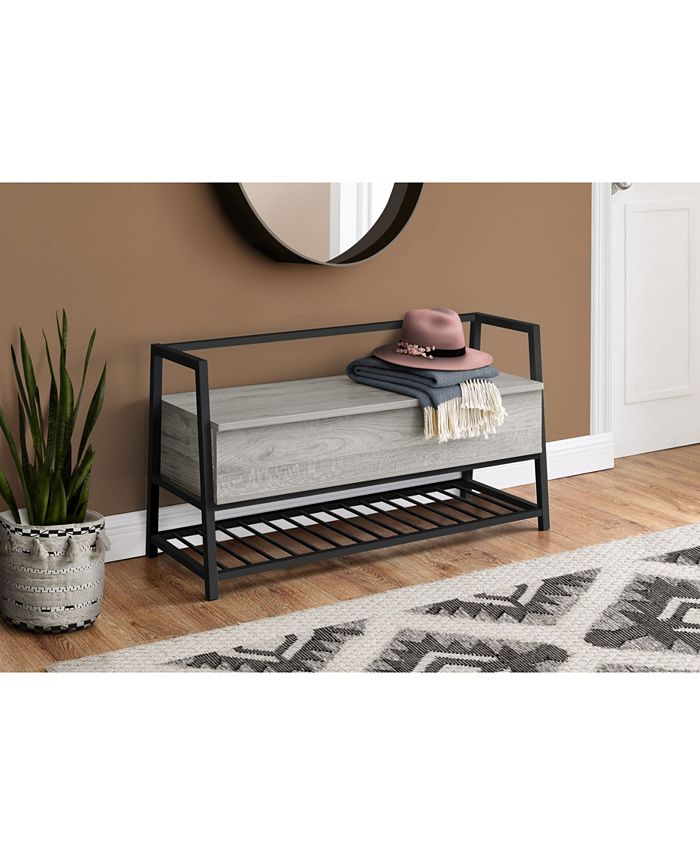 Monarch Specialties Storage Bench - Macy's