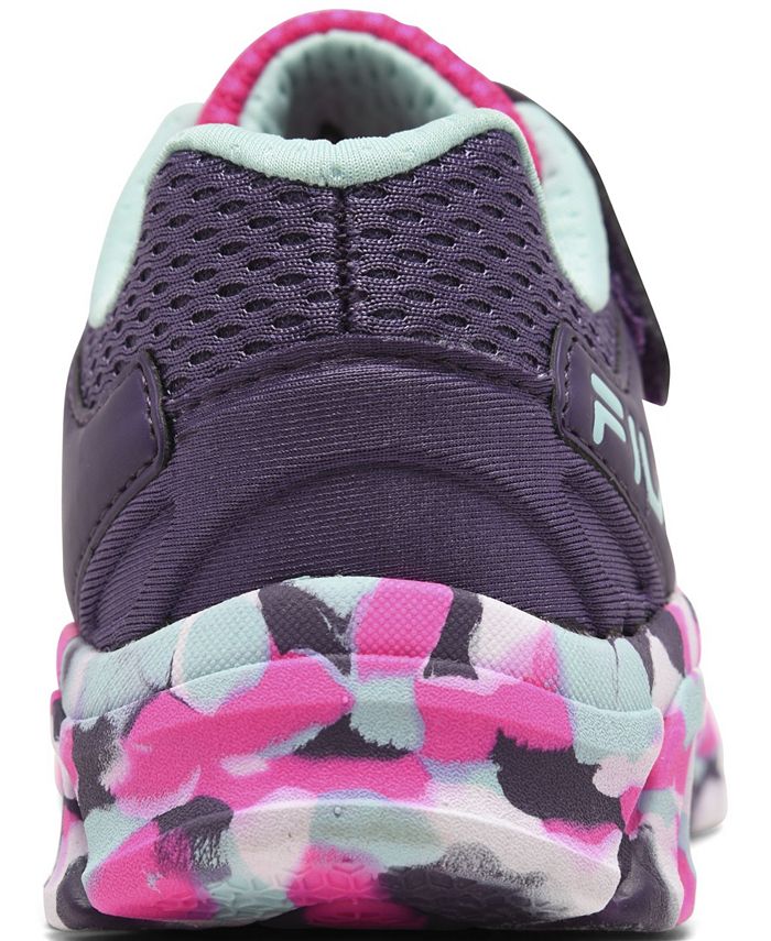 Fila Little Girls Speedstride 20 Stay-Put Closure Running Sneakers from ...