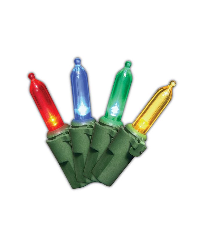 National Tree Company 50 LED Bulb Light String Set, Multicolor - Macy's