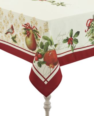 Laural Home Festive Opulence Tablecloth 70 x 144 - Macy's