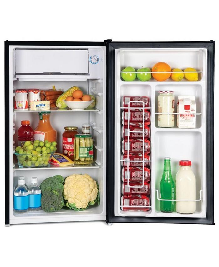 Igloo IRF32BK 3.2 Cu Ft Black Refrigerator with Freezer - Macy's