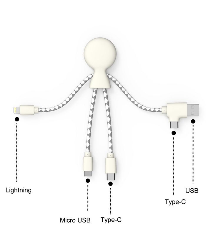 Xoopar Mr. Bio Eco-Friendly Dual Power-in USB Type C Apple Compact ...