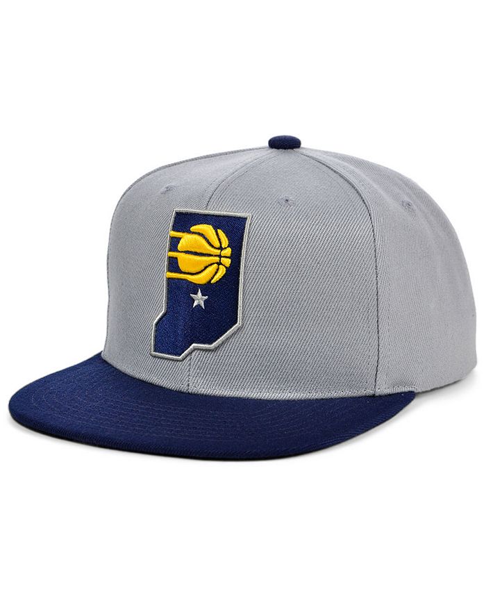 Mitchell & Ness Indiana Pacers 2 Tone Classic Snapback Cap - Macy's